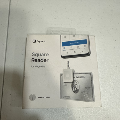 New Square Credit Card Reader for Apple and Android - White ...