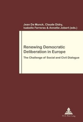 Philippe Pochet Renewing Democratic Deliberation in Euro (Paperback ...