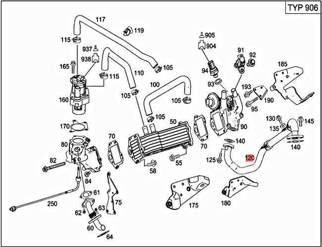Mercedes-Benz 6421402108 Genuine OEM Connector Tube for sale online | eBay