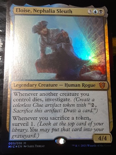 Eloise Nephalia Sleuth FOIL, Commander Innistrad Midnight H,NM,MTG,FREE ...