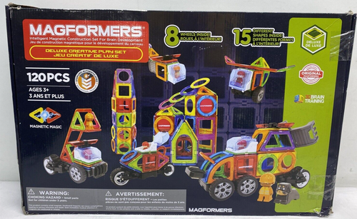 Magformers Deluxe Creativity Play Set Toy 120 Pieces | eBay