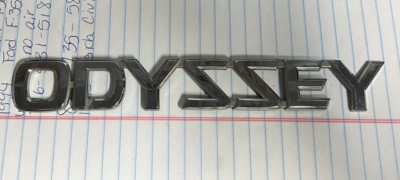 1999-2004 Honda Odyssey Emblem Badge Letters Symbol Gate Rear Chrome ...