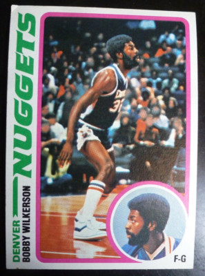 1978-79 Topps Bobby Wilkerson #41, Denver Nuggets VG/EX | eBay