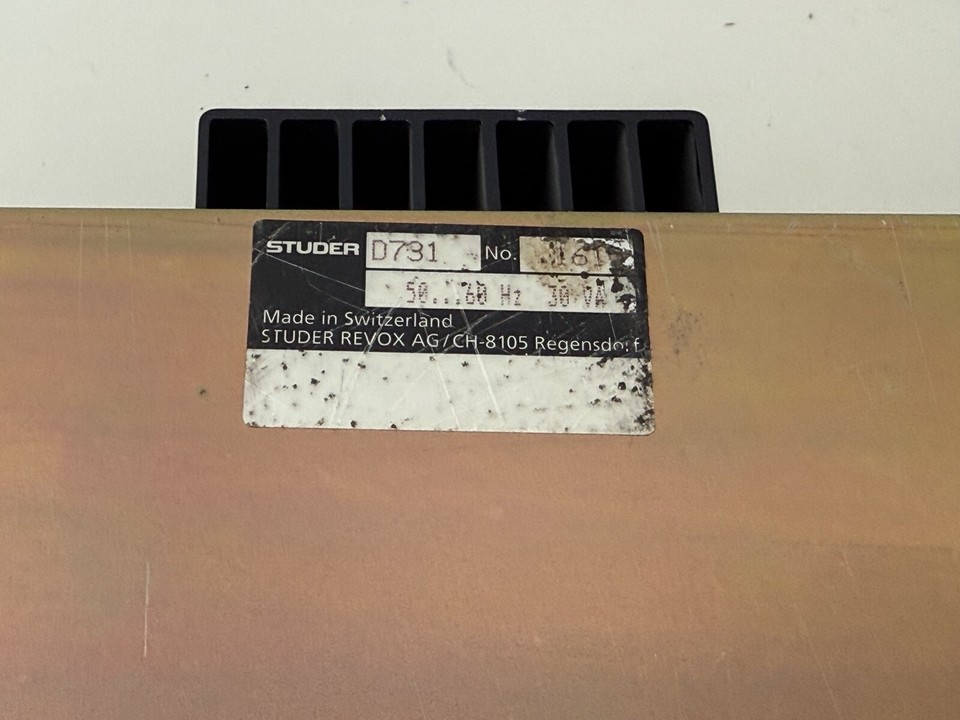 Studer D 731 Professional CD Player/Cds Series #2 | eBay