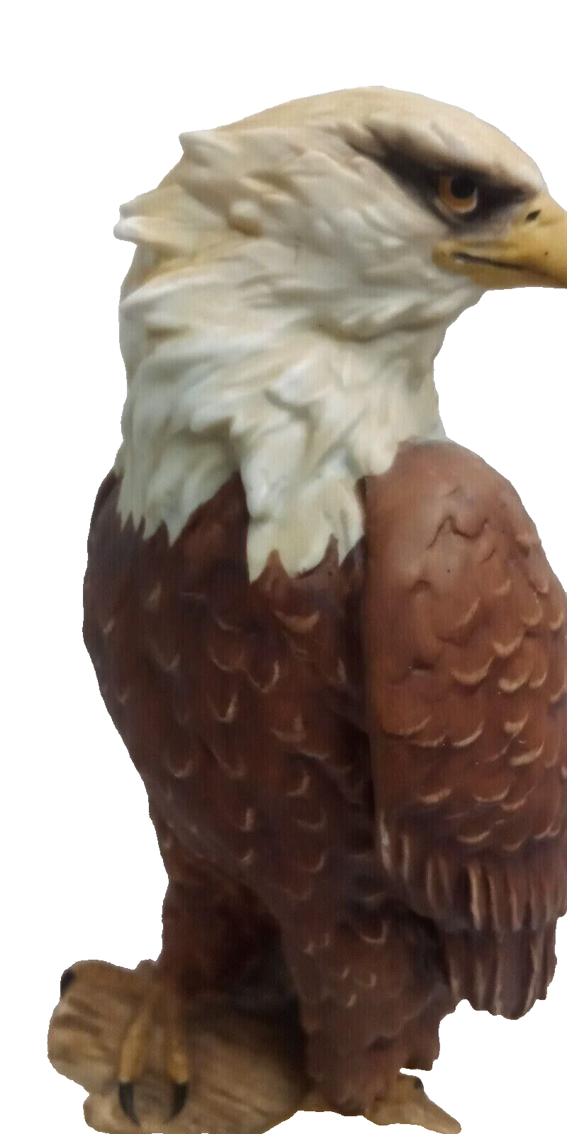 VINTAGE KAISER WEST GERMANY ~ BALD EAGLE COLORED ~ PORCELAIN FIGURINE ...
