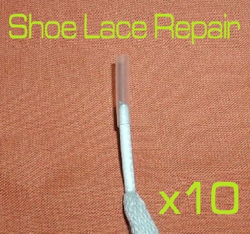 10x Clear Sneaker Or Shoe Lace Plastic Aglets for repairing tips | eBay