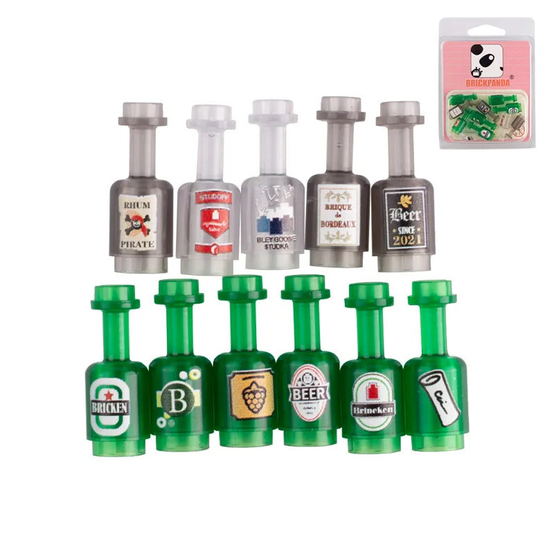 City Food Milk Wine Drink Bottle Supermarket 95228 for Lego Building ...