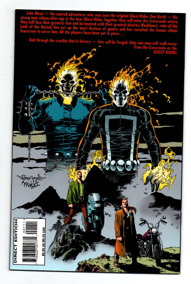 Ghost Riders Crossroads - Danny Ketch - Johnny Blaze - 1995 - NM | eBay