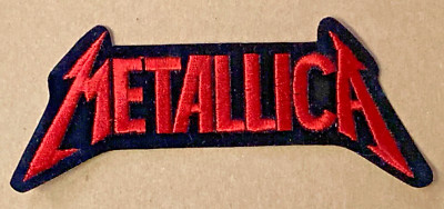 Metallica Red Logo ~ Embroidered Patch ~ Iron On | eBay