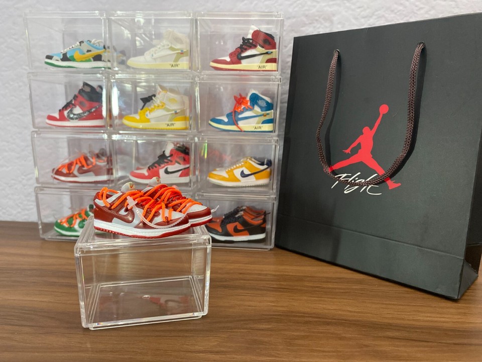 3D Jordan Dunk Air SB Mini Sneaker Shoe Miniature Collectable Grad ...