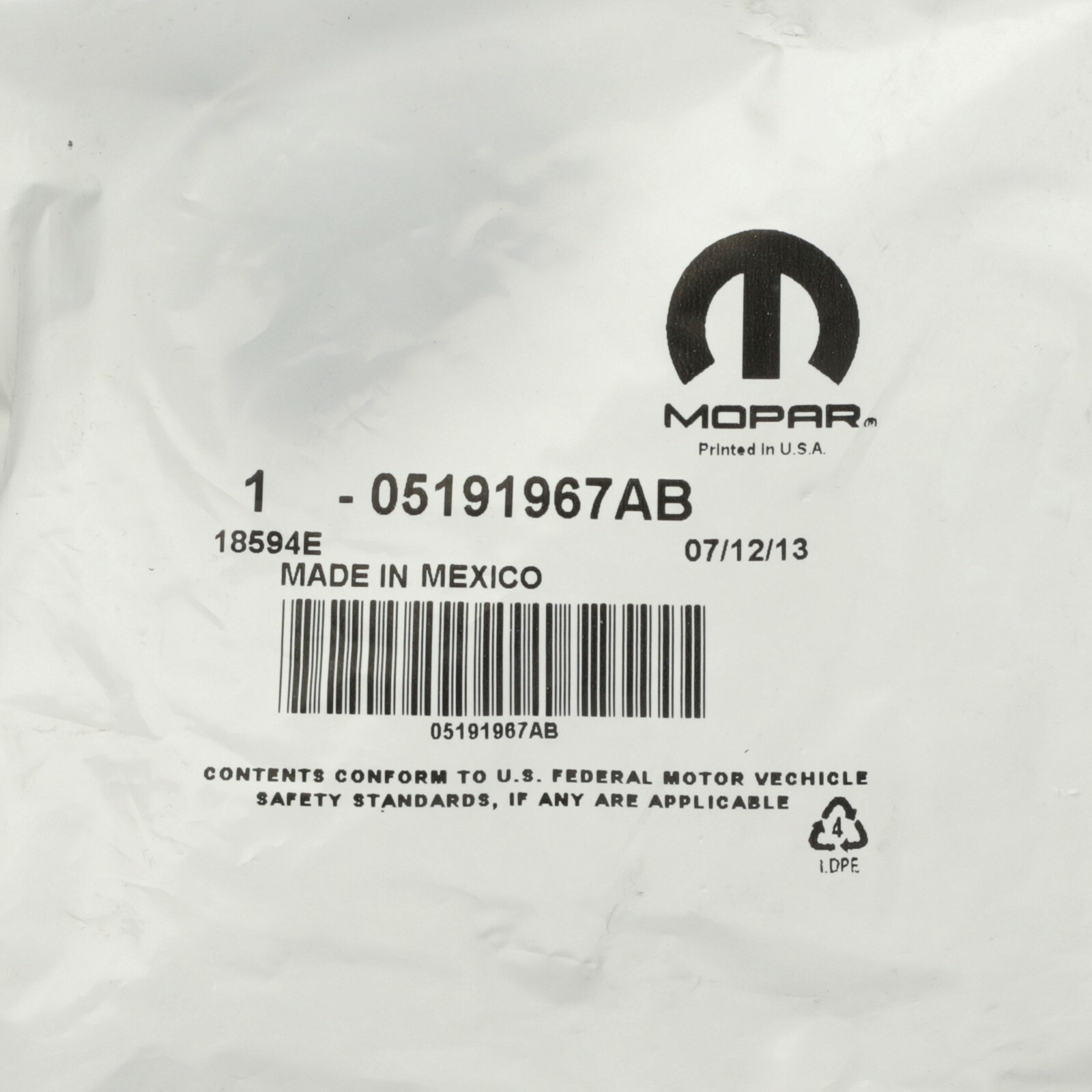 Mopar+05191967AB+Anti-Theft+System+-+Keyless+Entry+Transmitter for sale ...