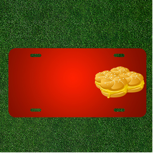 Custom Personalized License Plate With Add Names To Bread Sandwiches ...