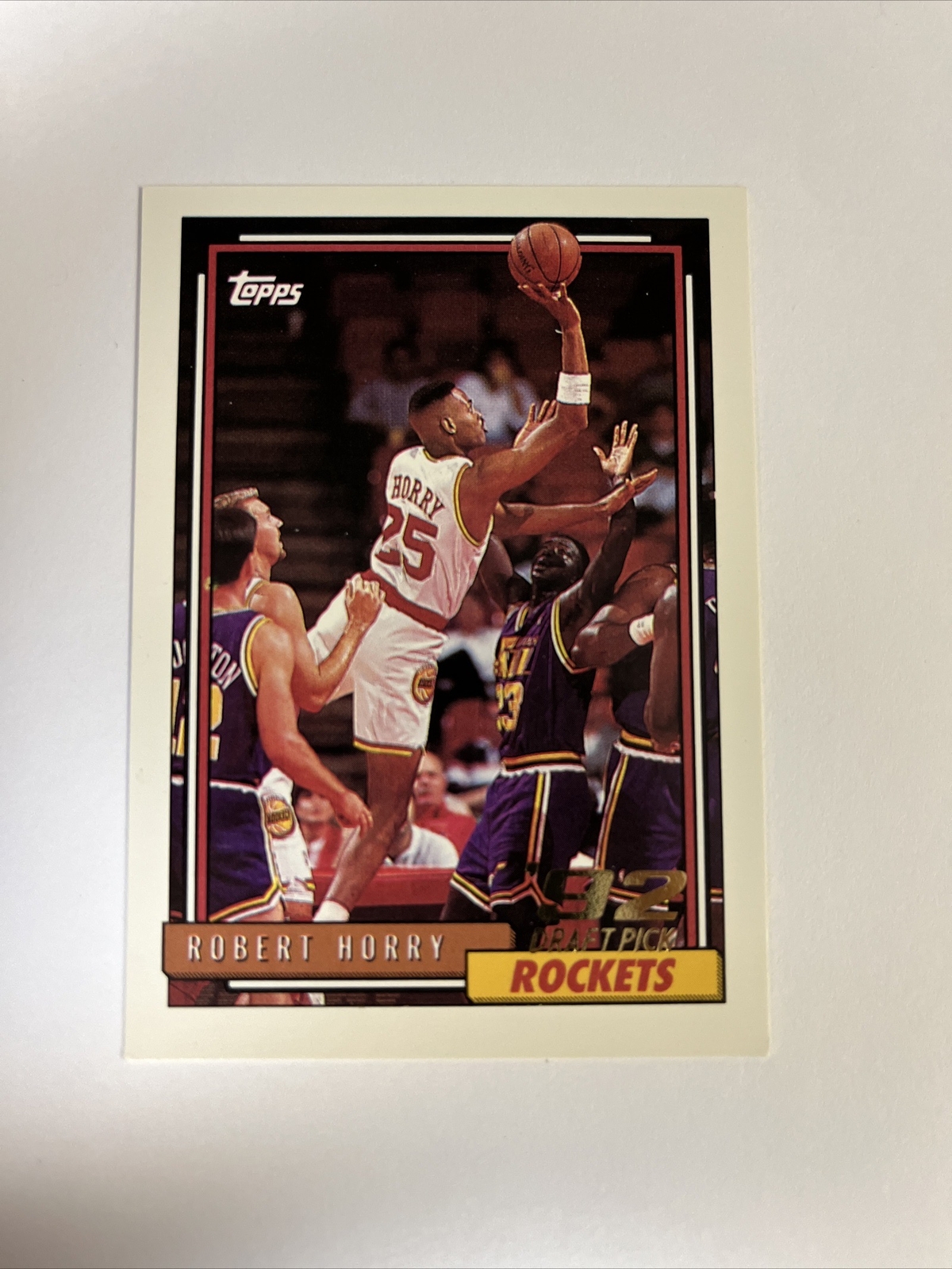 1992 Topps Robert Horry #308 Houston Rockets Rookie RC Alabama | eBay