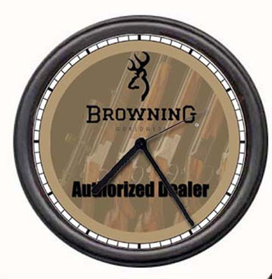 Browning Gun Store Rifle Gun Dealer Firearm Shop Sign Wall Clock | eBay