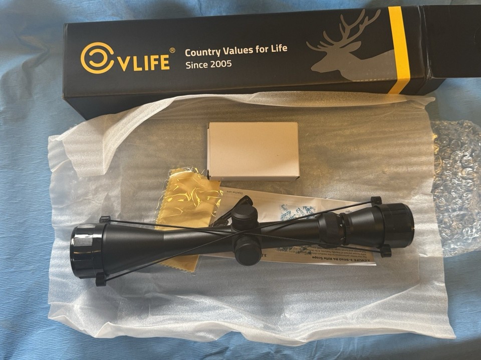 CV Life 3-9X40 Rifle Scope New In Box. | eBay