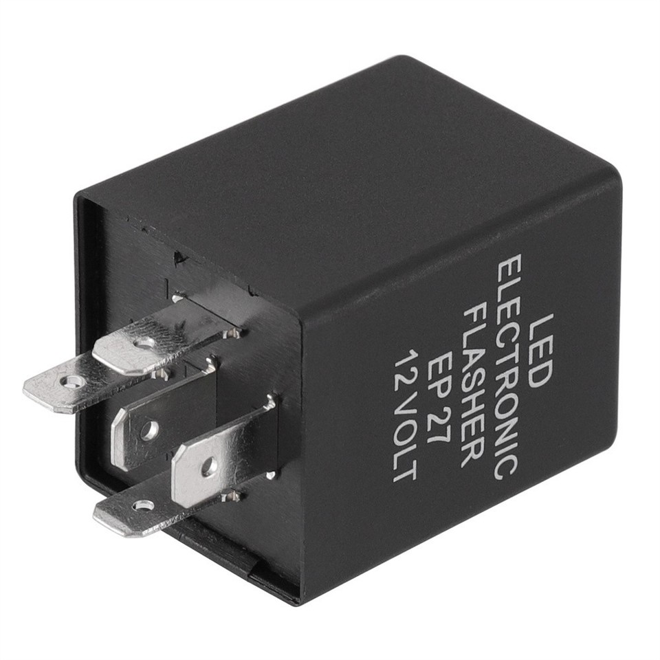 5-Pin LED Flasher Relay Fits for EP27 FL27 LED Turn Signal Lamps Hyper ...