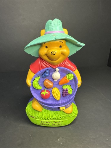 Vtg 1997 Tiger Disney Farmer Pooh Smart Sticks Handheld Learning Game ...