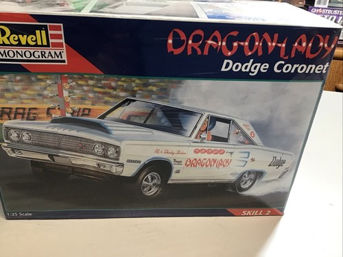 Revell Monogram Drag-On-Lady Dodge Coronet 1:25 Model Kit Dragon factory sealed | eBay
