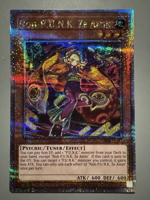 YUGIOH NOH-P.U.N.K. ZE AMIN ASIA ENGLISH EDITION CR04-AE132 25TH FOIL ...