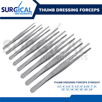 Multipurpose Tweezers Forceps Straight Long Food Tongs Kitchen Chef ...