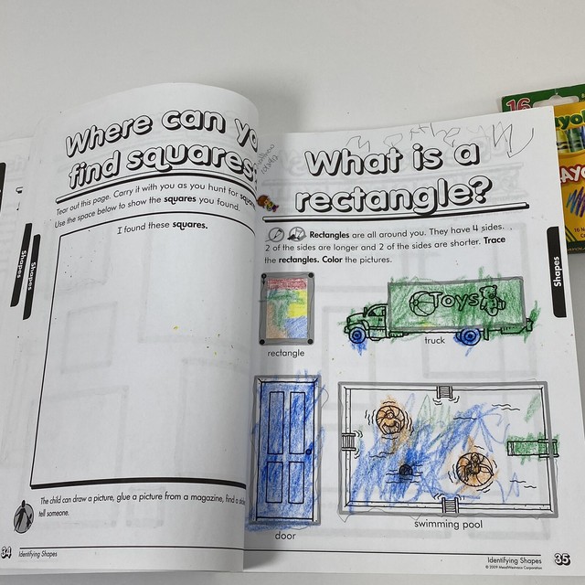 Mead Preschool Workbook 10 7/8 X 8 3/8 Inches 320 Pages 48054 Gift for ...