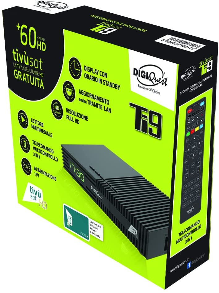 Decoder Tivusat HD CERTIFICATO Tv sat Con Scheda Inclusa da Attivare ...