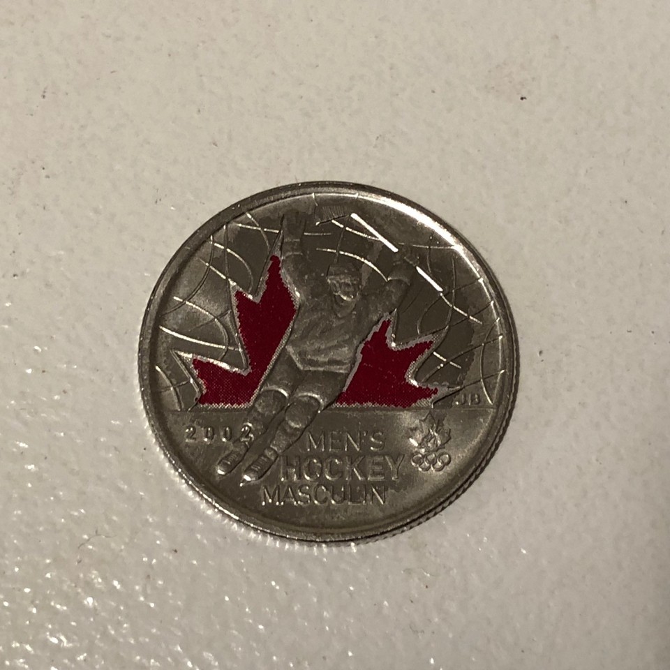 2009 2010 Canada Vancouver Olympic Moments 9 colored Quarters 25 cent ...