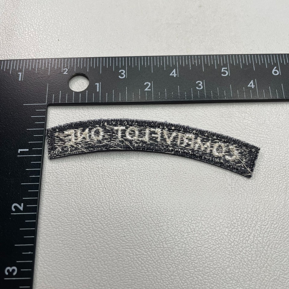 US Navy COMRIVFLOT ONE Tab Patch (Rocker, UIM) Commander River Flotilla ...