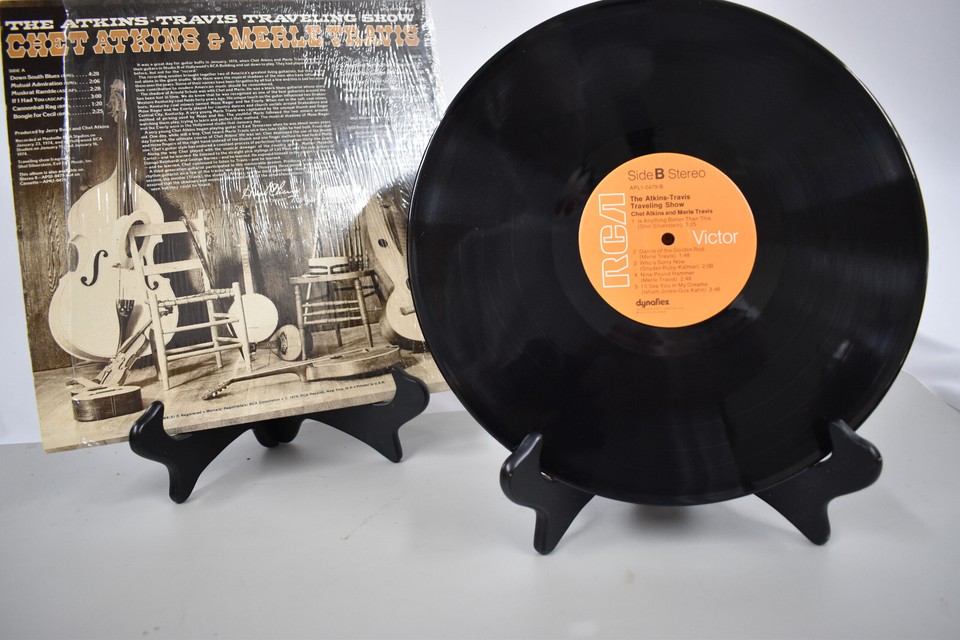 CHET ATKINS-MERLE TRAVIS Traveling Show VINYL LP 1974 APL1-0479 IN ...