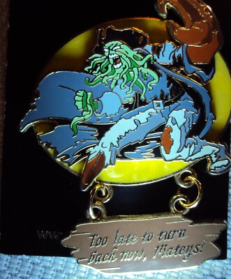 Disney Parks Pirates of Caribbean Davy Jones Pin | eBay