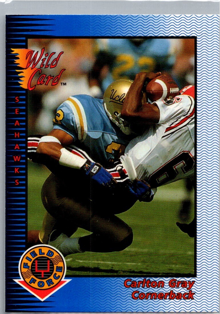 1993 Wild Card Carlton Gray FIELD FORCE card #WFF-58 | eBay
