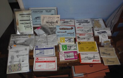24 x Aircraft Kit- Plane Vac Form aeroclub merlin models rareplane ...