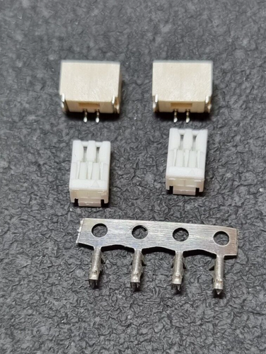2 Paar CRIMP SET Micro JST GH 1,25 mm Pitch 2-Pin Stecker + Buchse ...