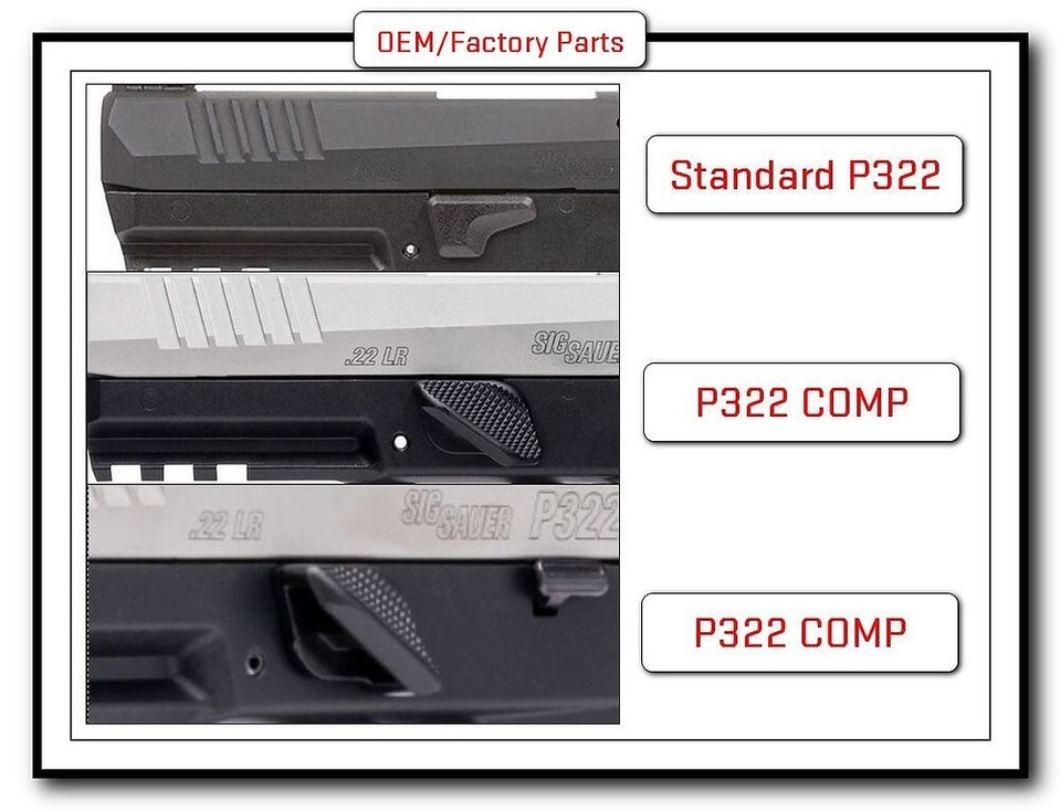 Sig Sauer P322 COMP STYLE SPORT Takedown Lever by Armory Craft | eBay