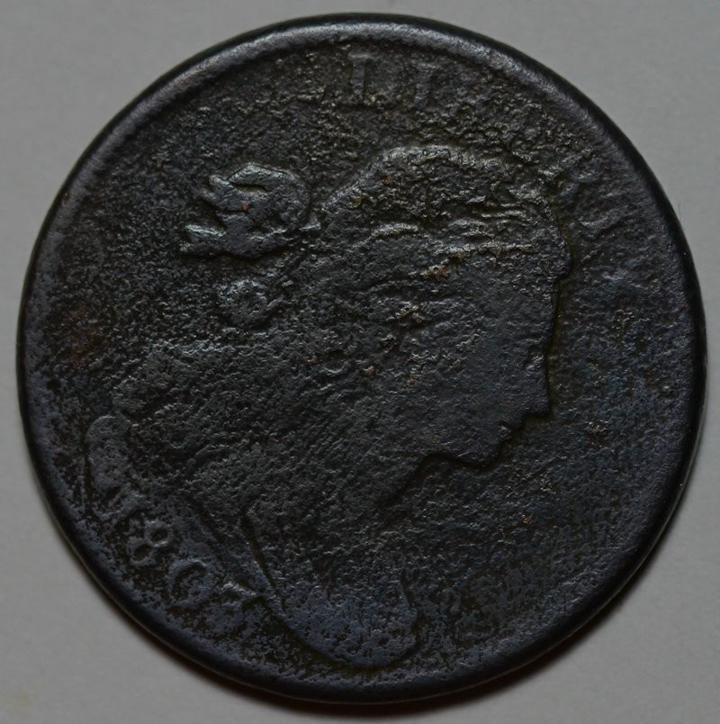 1803 Draped Bust Large Cent - Corrosion - US 1c Copper Coin | eBay