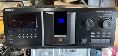 Sony CDP-CX300 CD Player 300 Disc Mega Storage Compact No Remote Parts ...