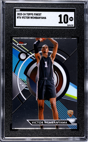 2023-24 Topps Finest Victor Wembanyama #76 SGC 10 | eBay