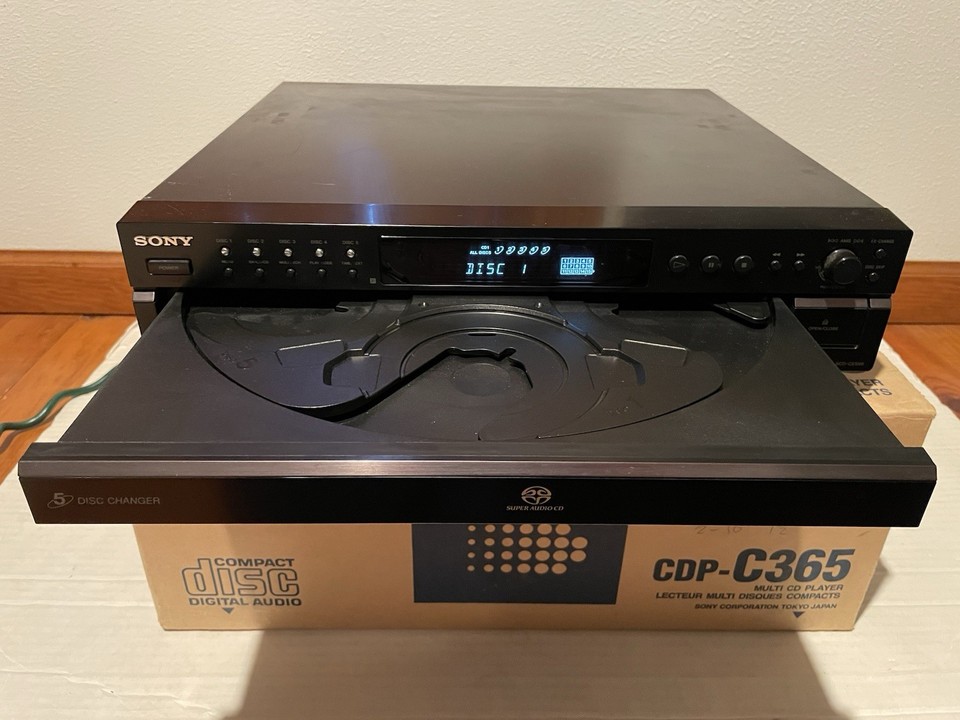 Sony SCD-CE595 5-Disc SACD/CD Changer – Super Audio CD Player – Tested ...