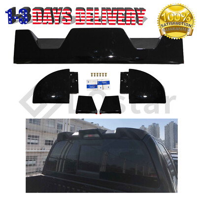 Gloss Black Truck Cab Spoiler For 2011-2016 Ford F-250/350/450 Super ...