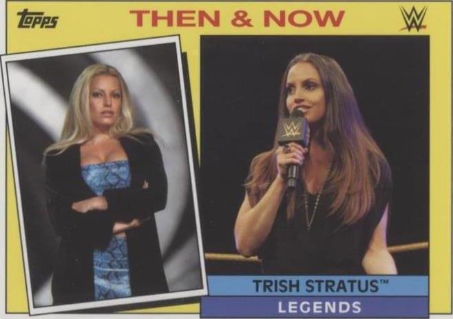 2015 Topps Heritage WWE - Then and Now Trish Stratus #27 for sale ...