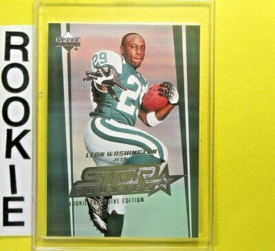 LEON WASHINGTON 2006 STAR ROOKIE EXCLUSIVE EDITION #256 New York Jets ...