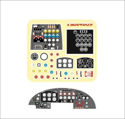 Yahu 1/48 Avro Lancaster Instrument Panel for Tamiya kits | eBay UK
