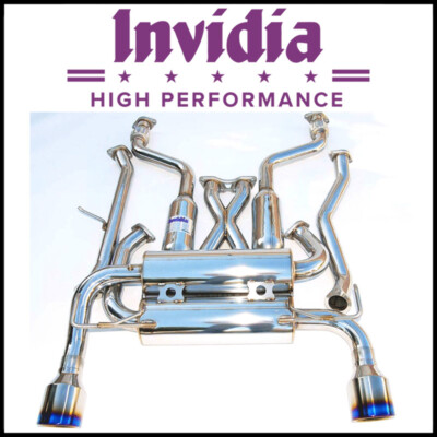 Invidia Gemini Titanium Tip Cat-Back Exhaust System fits 2009-2020 ...