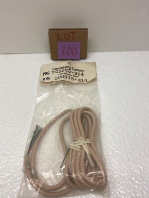 STROMBERG CARLSON TELEPHONE BEIGE RUBBER HANDSET LINE CORD / CABLE ...