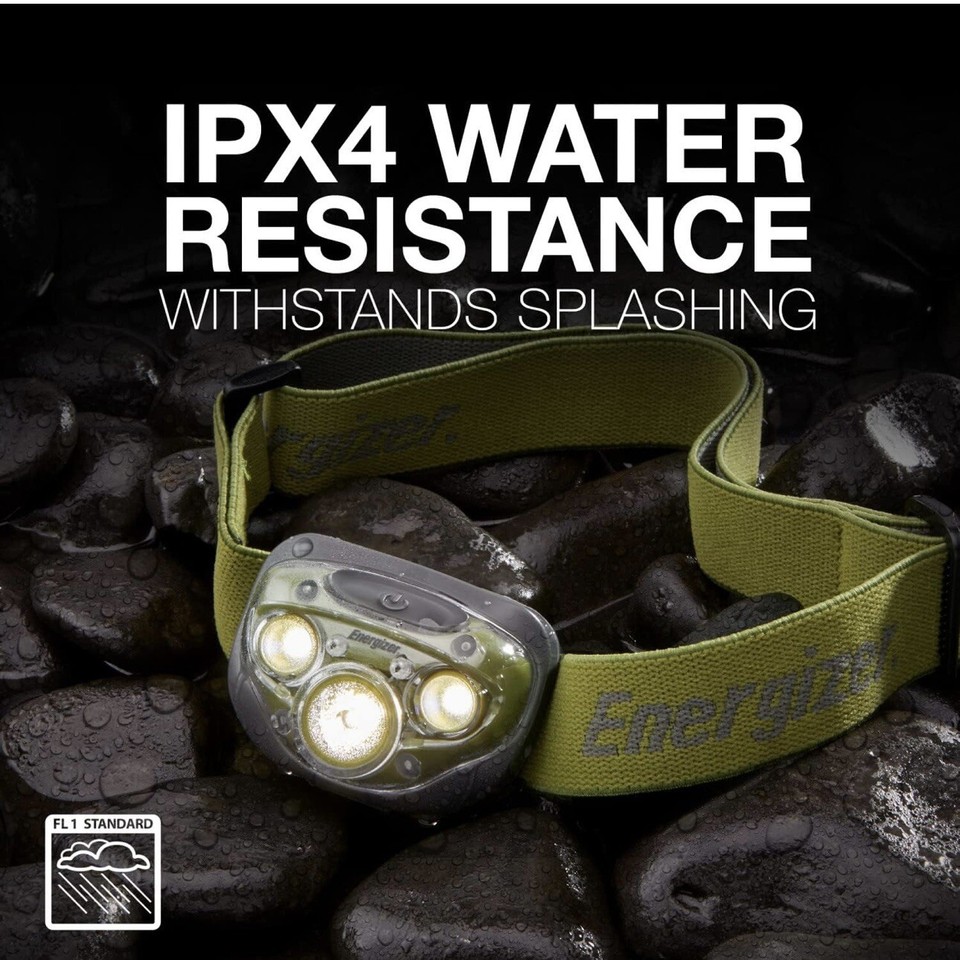 Energizer LED Headlamp Pro260, Rugged IPX4 Water Resistant Head Light ...