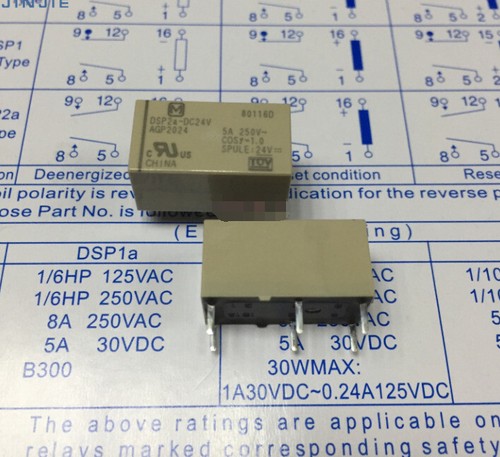 5pcs New Panasonic DSP2a-DC24V DSP2aDC24V AGP2024 Relay Free Shipping #PAN | eBay