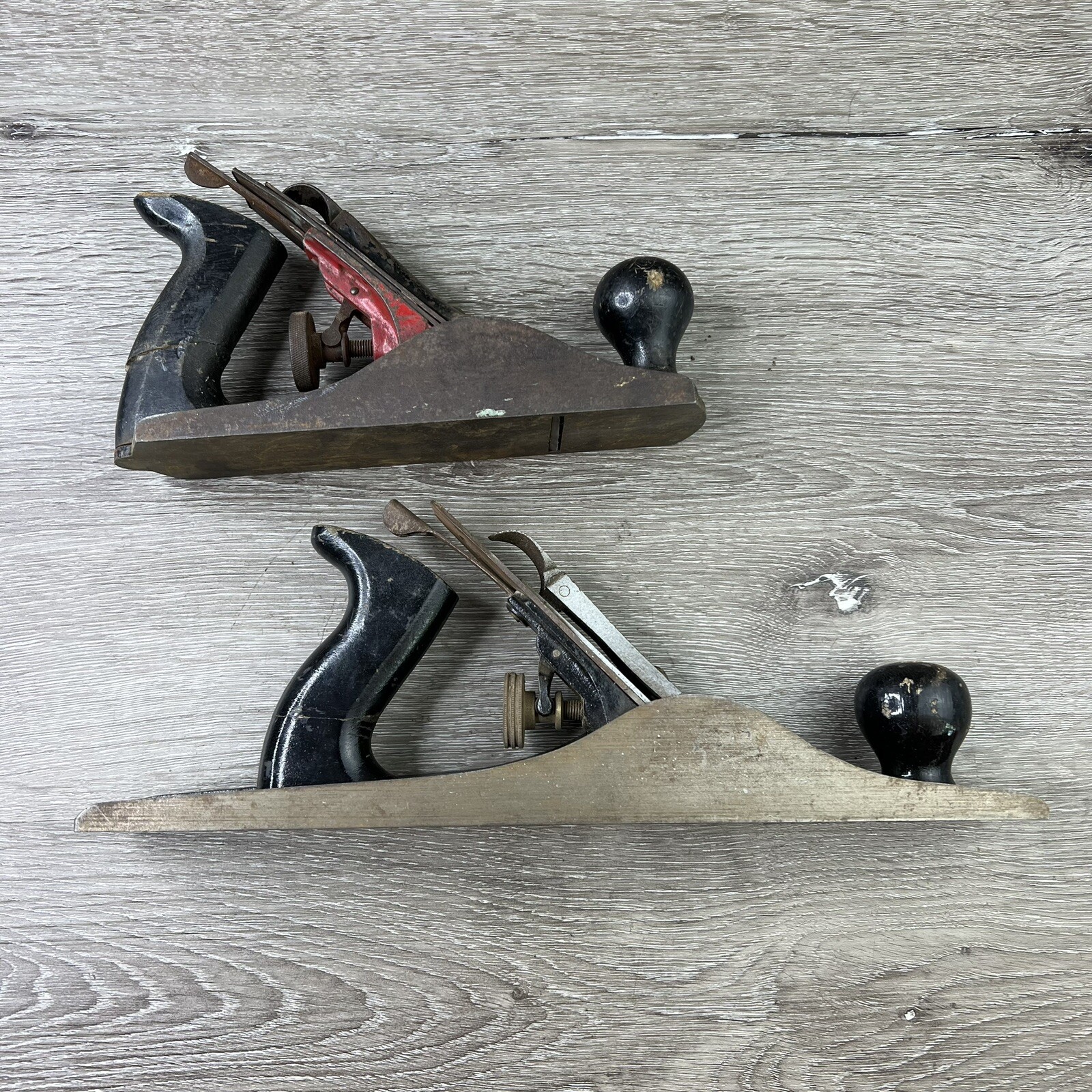 Vintage Stanley HANDYMAN 14" Carpenters Bench Plane And Stanley 9 ...