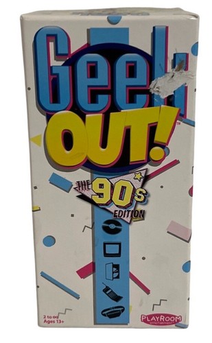 Geek Out! Strategy Game Amazing Social Interaction Party Game (90s ...