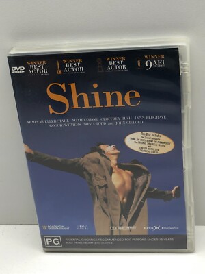Shine (DVD, 1996) Very Good Condition Region 4 9398710098594 | eBay ...