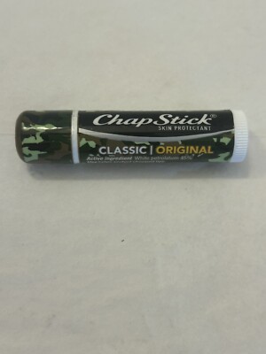 CHAPSTICK CAMO Single Stick Original Flavor RARE 2012 COLLECTOR ITEM ...